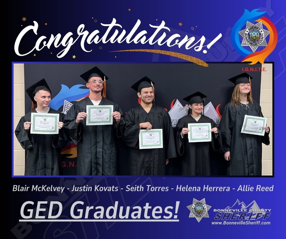 Five GED Graduates from the I.G.N.I.T.E. Program - Bonneville County ...