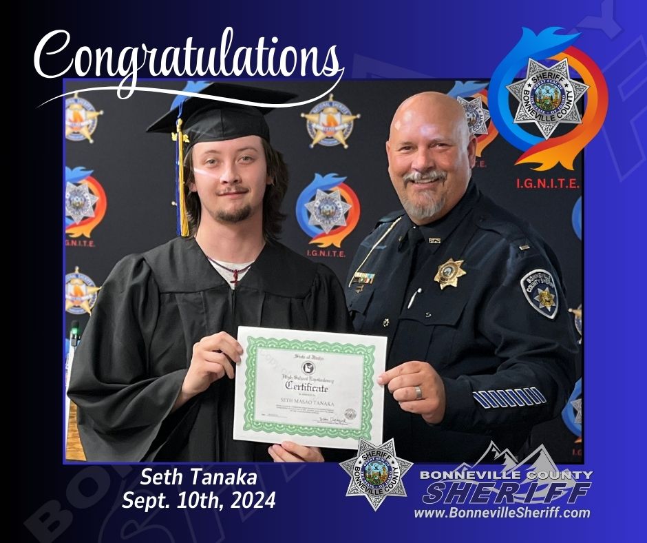 IGNITE Program September Graduates - Bonneville County Sheriff