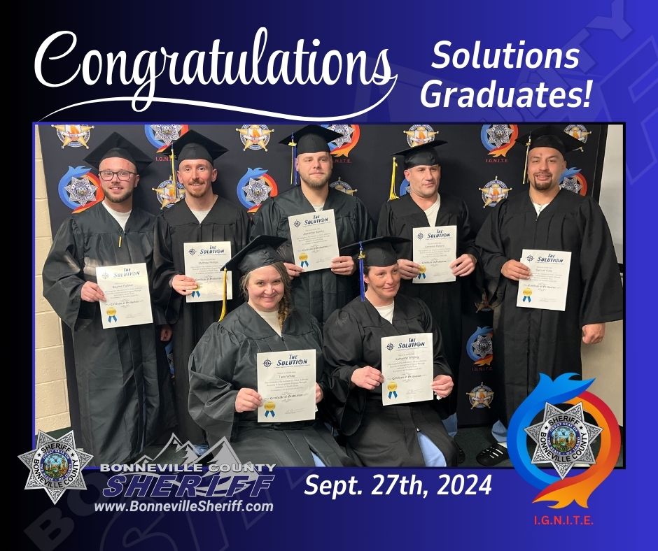 IGNITE Program September Graduates - Bonneville County Sheriff